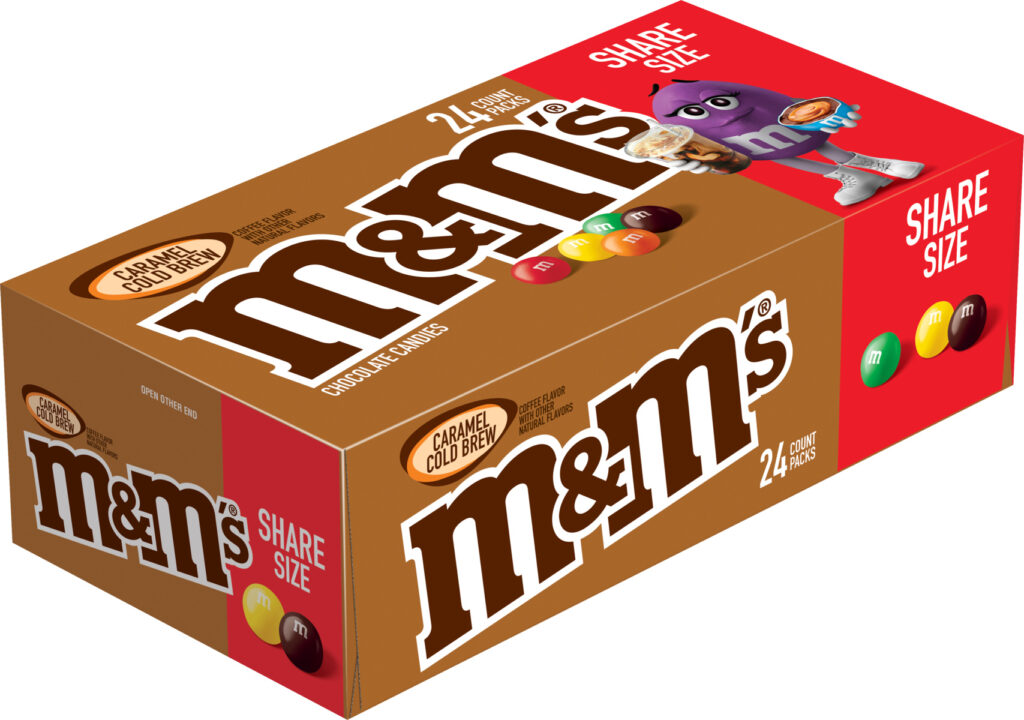 Caramel Cold Brew M&M's Share Size - The George J. Falter Co. Inc.