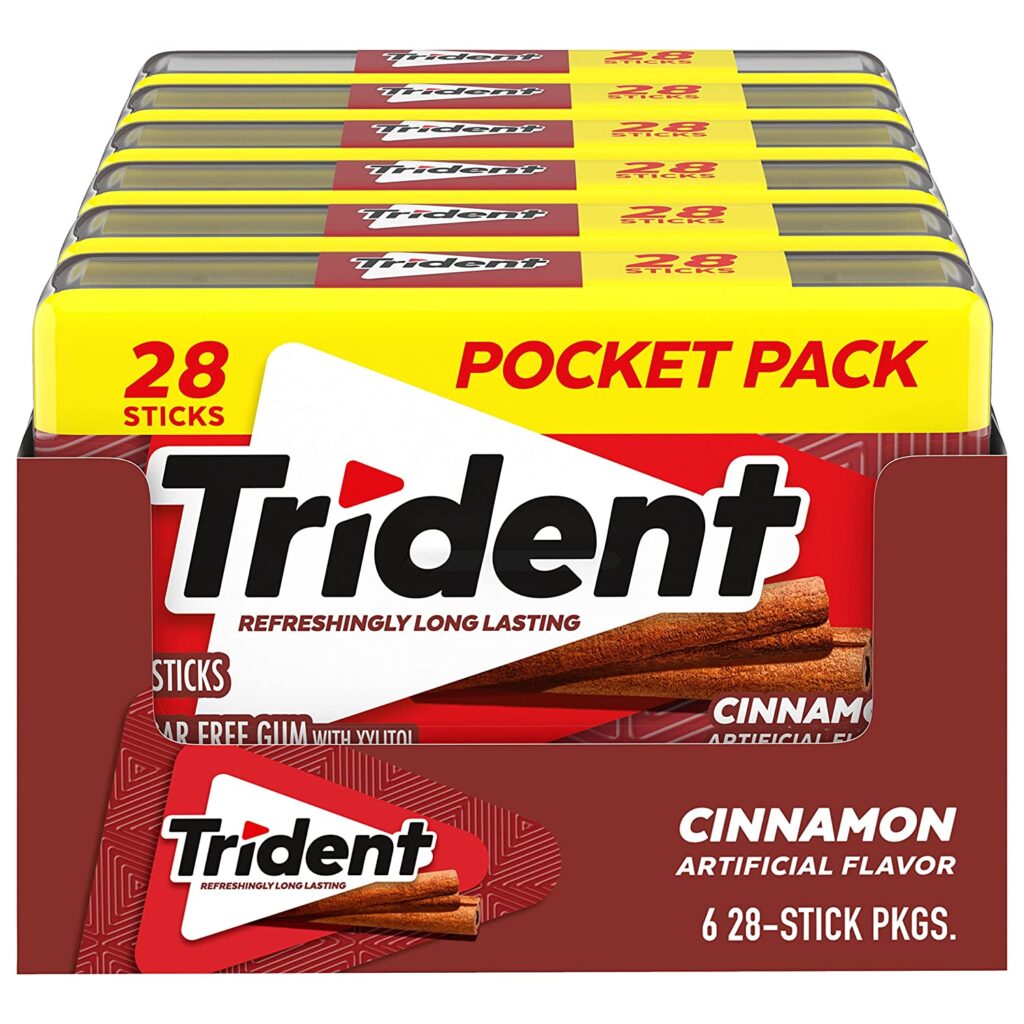 Trident Cinnamon Sugar Free Pocket Pack - The George J. Falter Co. Inc.